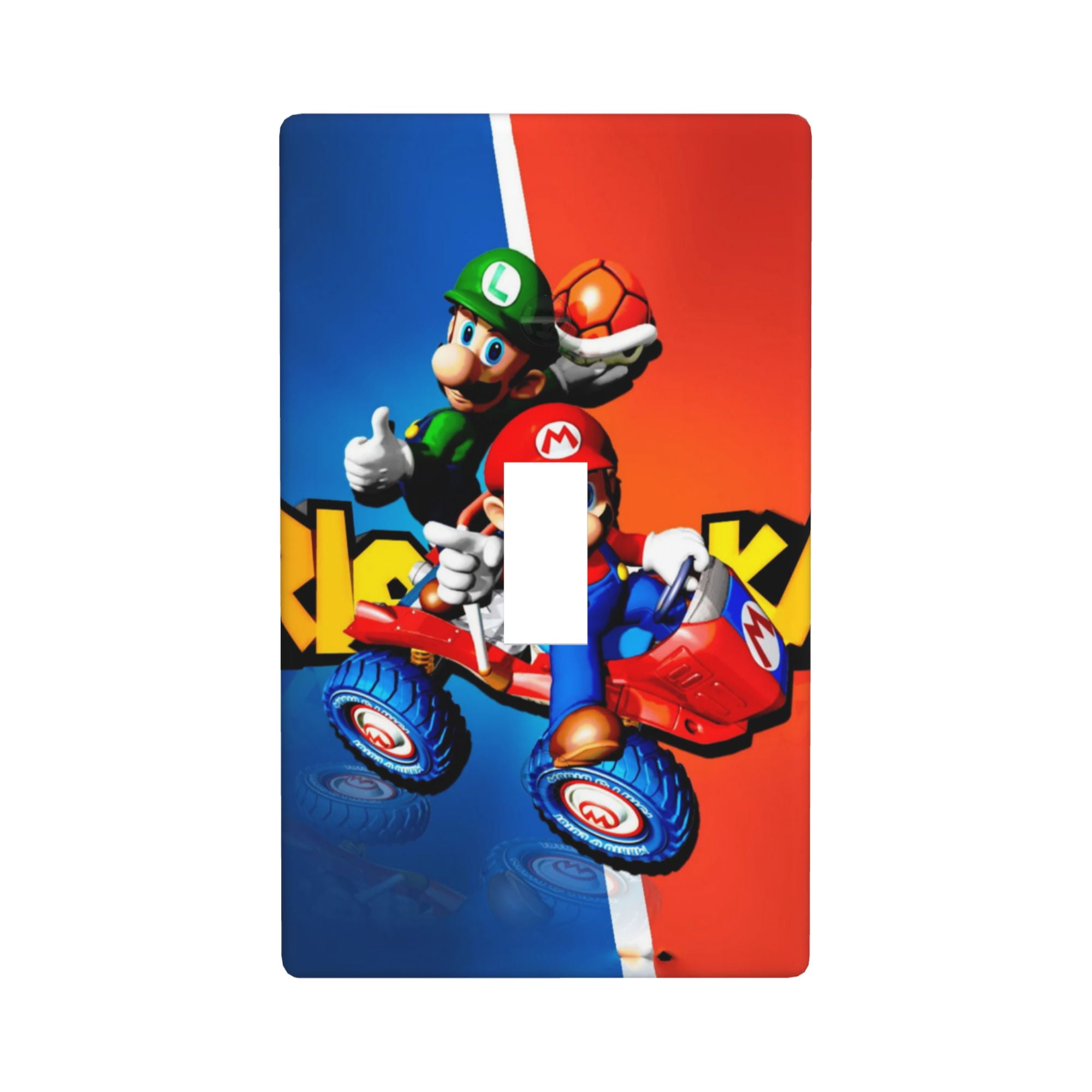 Cute Cartoon Super Mario Light Switch Cover Decorative 1-Gang Single ...