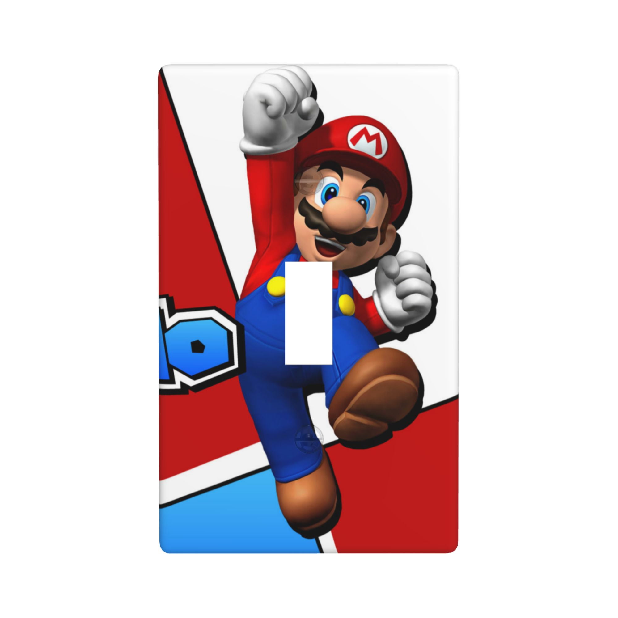 Cute Cartoon Super Mario Light Switch Cover Decorative 1-Gang Single ...
