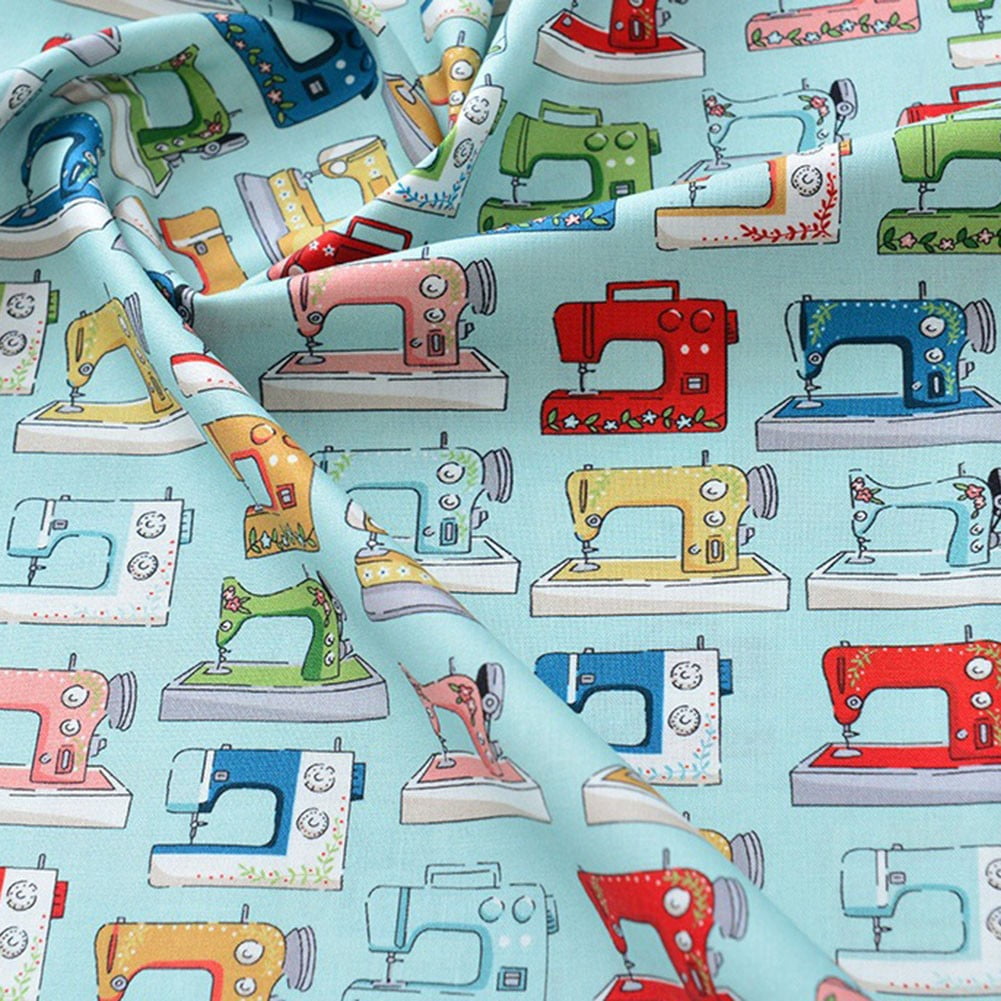 Cute Cartoon Theme Pure Cotton Fabric for Sewing Projects, 1x1.45m ...