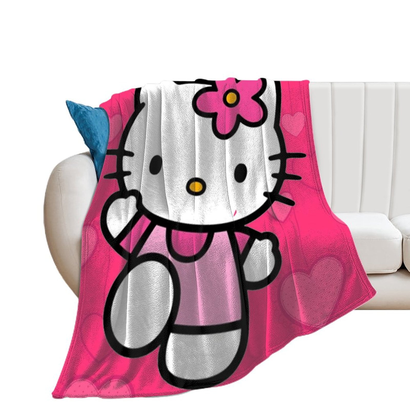 Cute Cartoon Throw Blanket Anime Blanket for Girls, Dance Happy Blanket ...