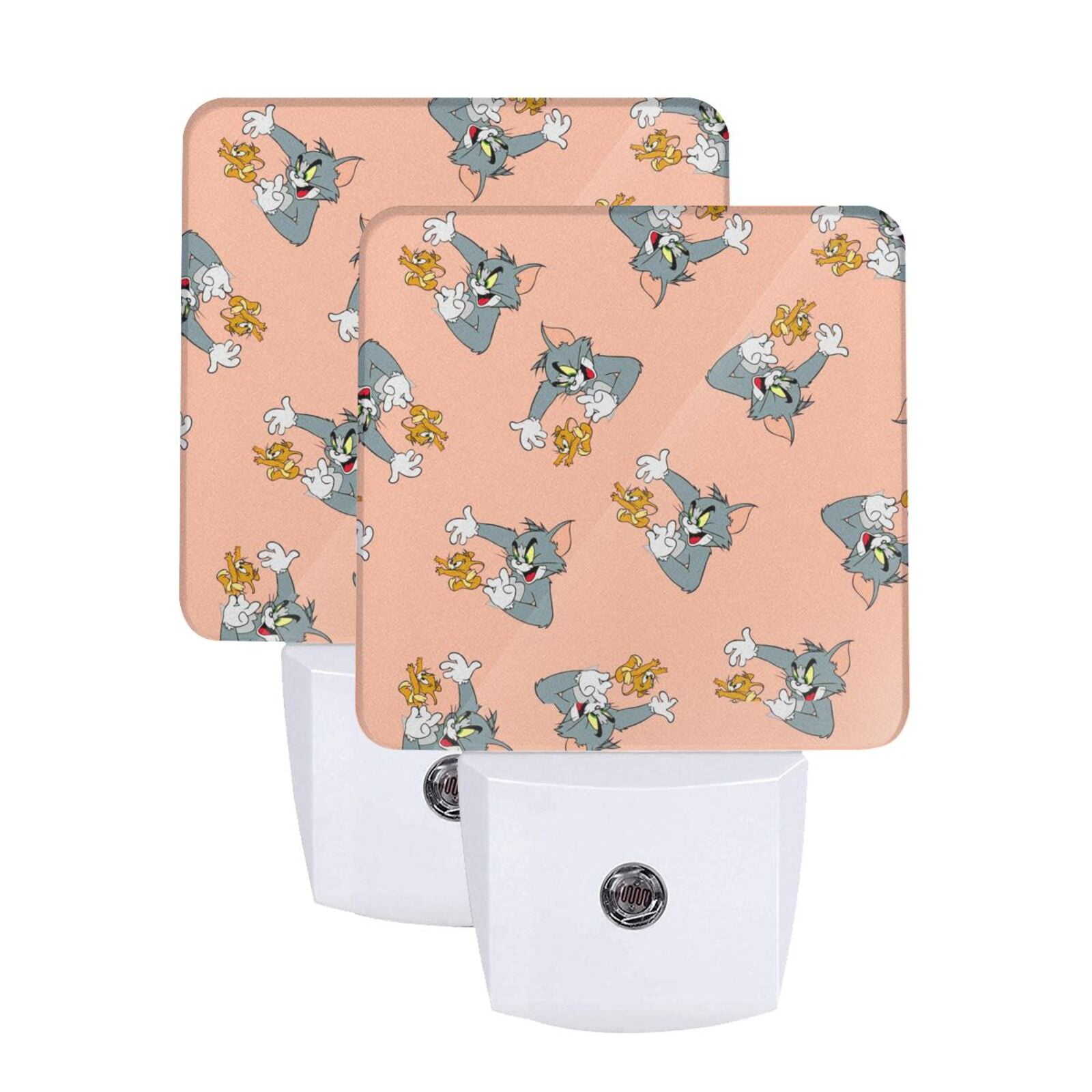 Cute Cartoon Tom And Jerry Night Light Plug Into Wall Decor For ...