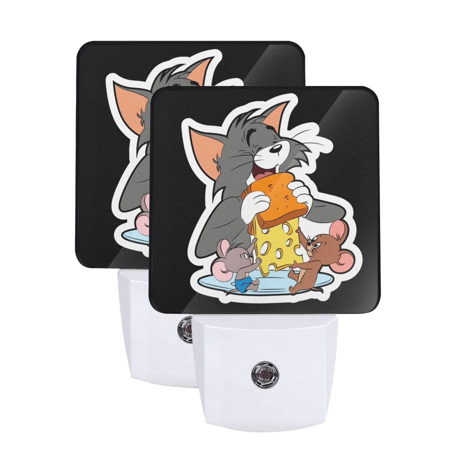 Cute Cartoon Tom And Jerry Night Light Plug Into Wall Decor For ...