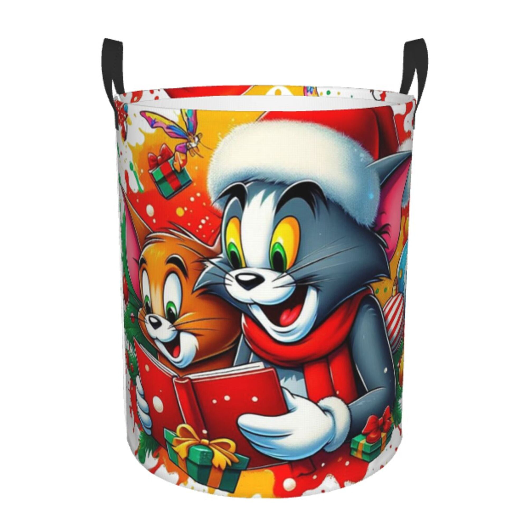 Cute Cartoon Tom And Jerry Collapsible Laundry Basket Laundry Hamper ...