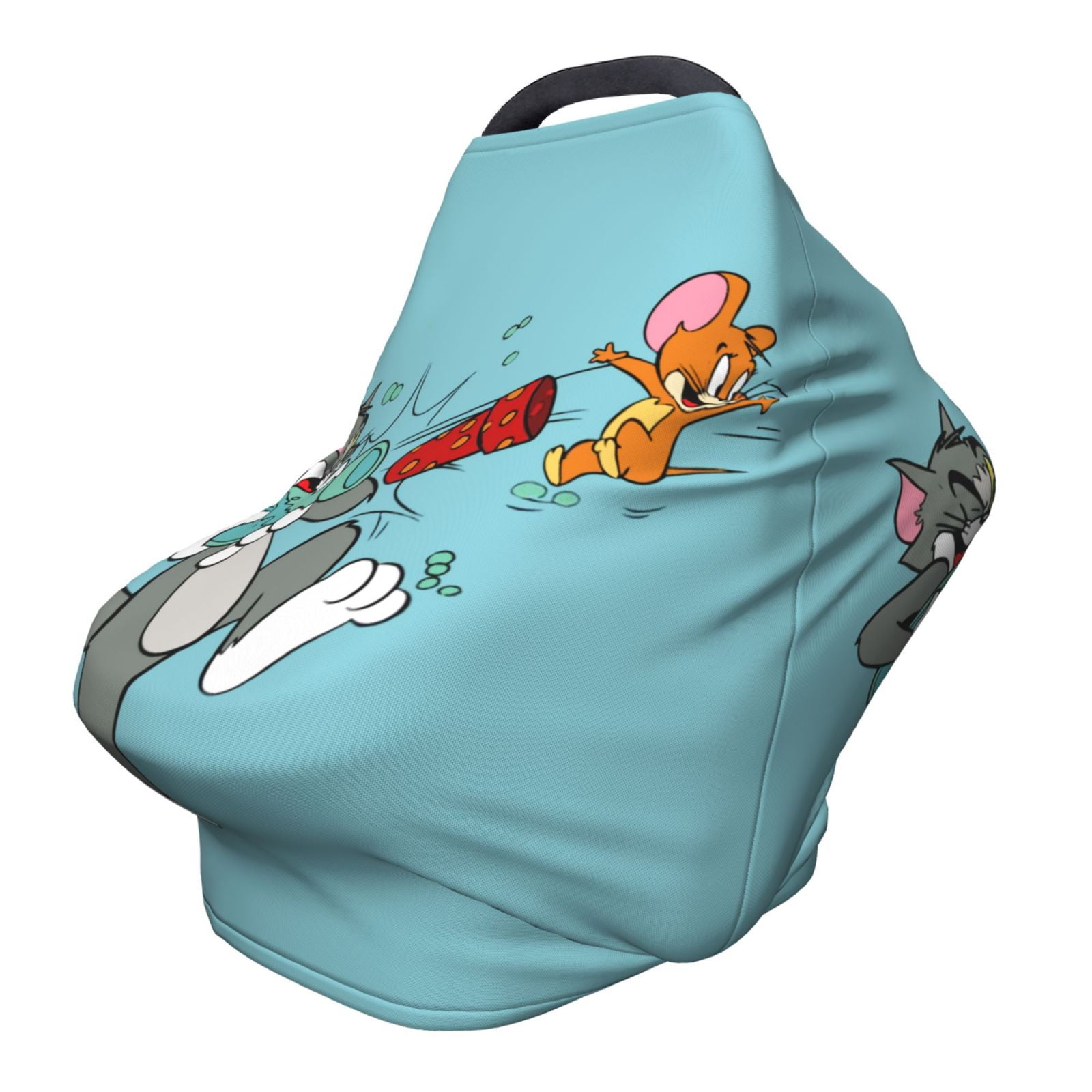 Cute Cartoon Tom And Jerry Printed Carseat Cover Boy And Girls - Multi ...