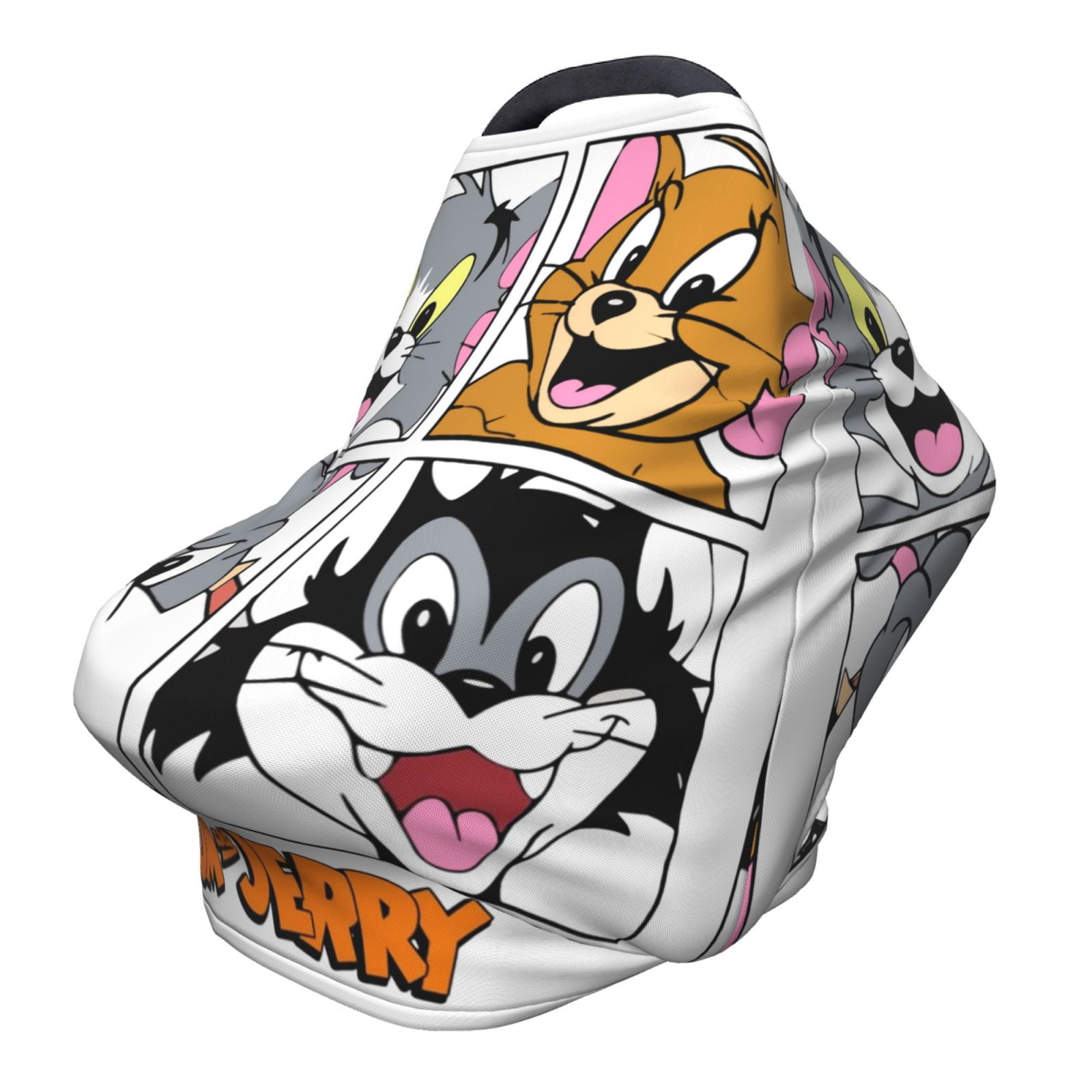 Cute Cartoon Tom And Jerry Printed Carseat Cover Boy And Girls - Multi ...