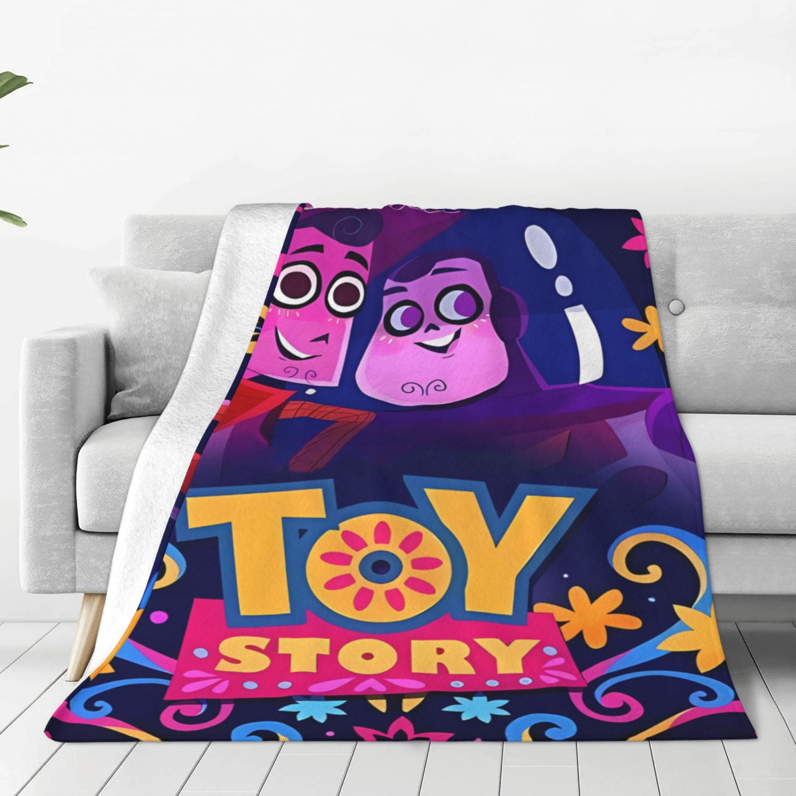 Cute Cartoon Toy Story Blanket Super Soft Flannel Throw Blanket ...