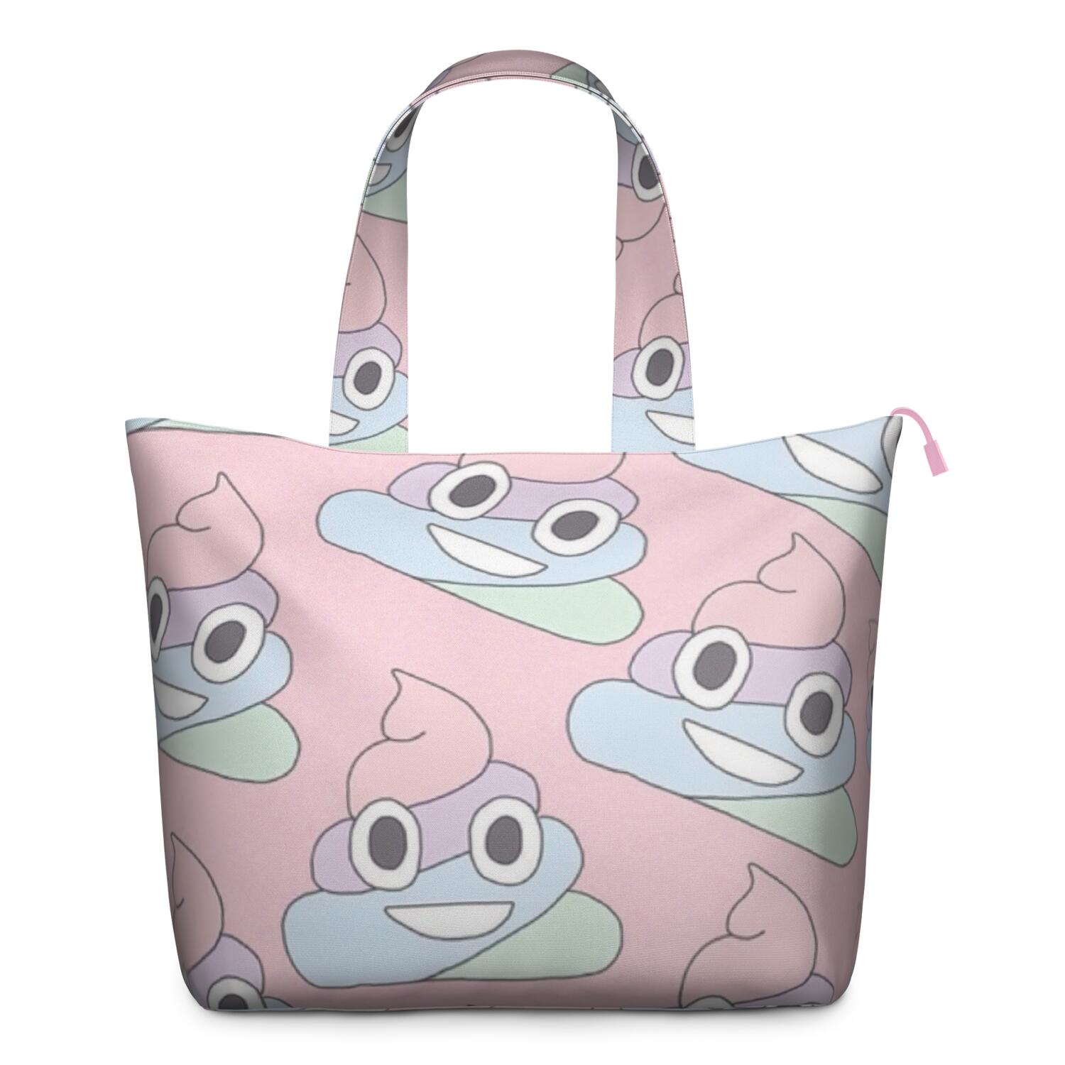 Cute Cartoon Weekender Bag Large Capacity Travel Tote with Playful ...
