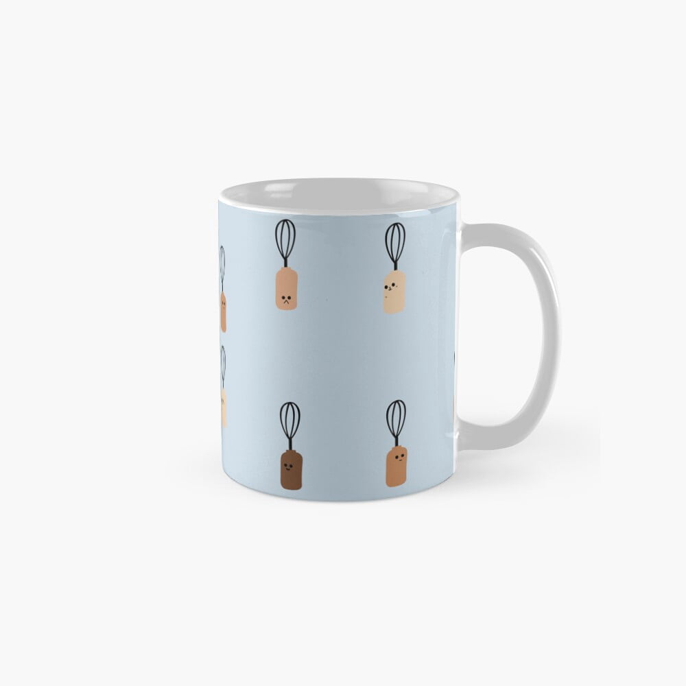 Cute Cartoon Whisks with Expressive aces Illustration | Kitchen Tool ...