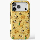 Cute Cartoon Yellow Dog iPhone Case 17 11 12 13 14 15 16 Pro Max ...