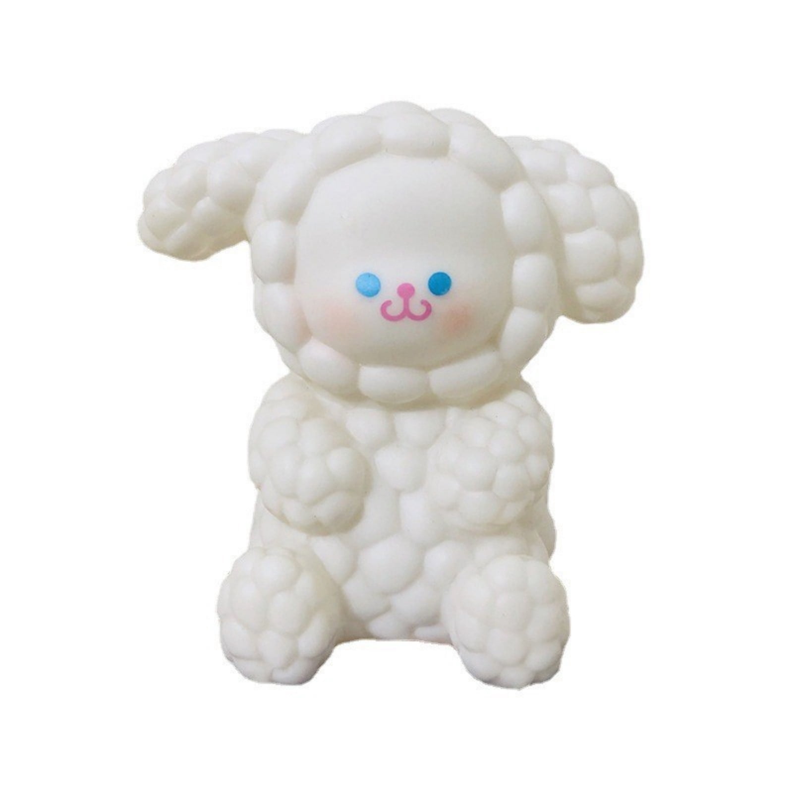 Cute Cartoons Sheep Night Light Soft Silicone Bedside Lamp for Bedroom ...
