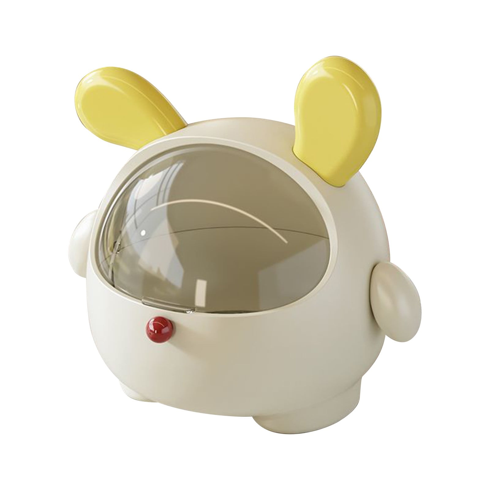 Cute Cashier Candy Storage Box, Plastic Transparent Desktop Organizer ...