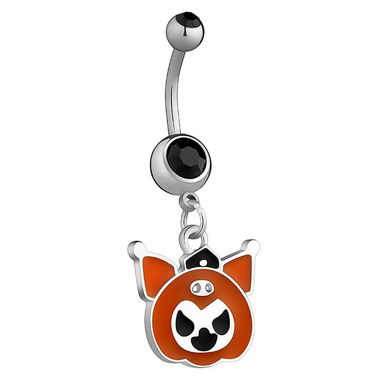 Cute Cat Belly Button Ring Navel Piercing Ring Trendy Belly Button ...
