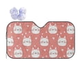 Cute Cat Car Windshield Sun Shade Universal Fit Auto Sun Visor ...