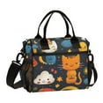 Cute Cat Cloud Lunch Bag Insulated Lunch Box Leakproof Reusable Cooler ...