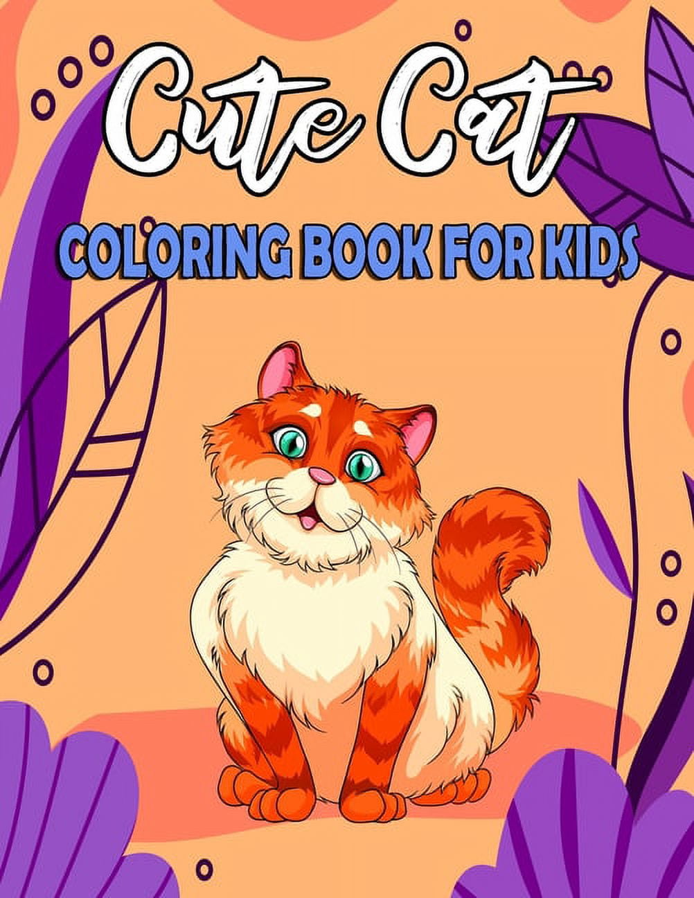 Simple Cat Coloring Pages