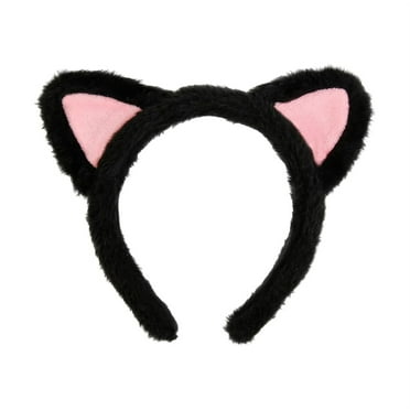Claire's Classic Cat Ear Headband with Leopard Glitter Ears - Walmart.com