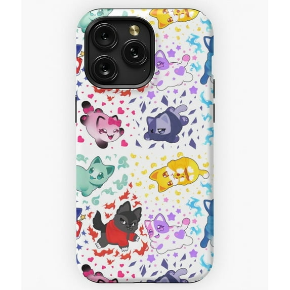 Cute Cat Friends Heart Cartoon Phone Case for iPhone 17 16 15 14 13 12 ...