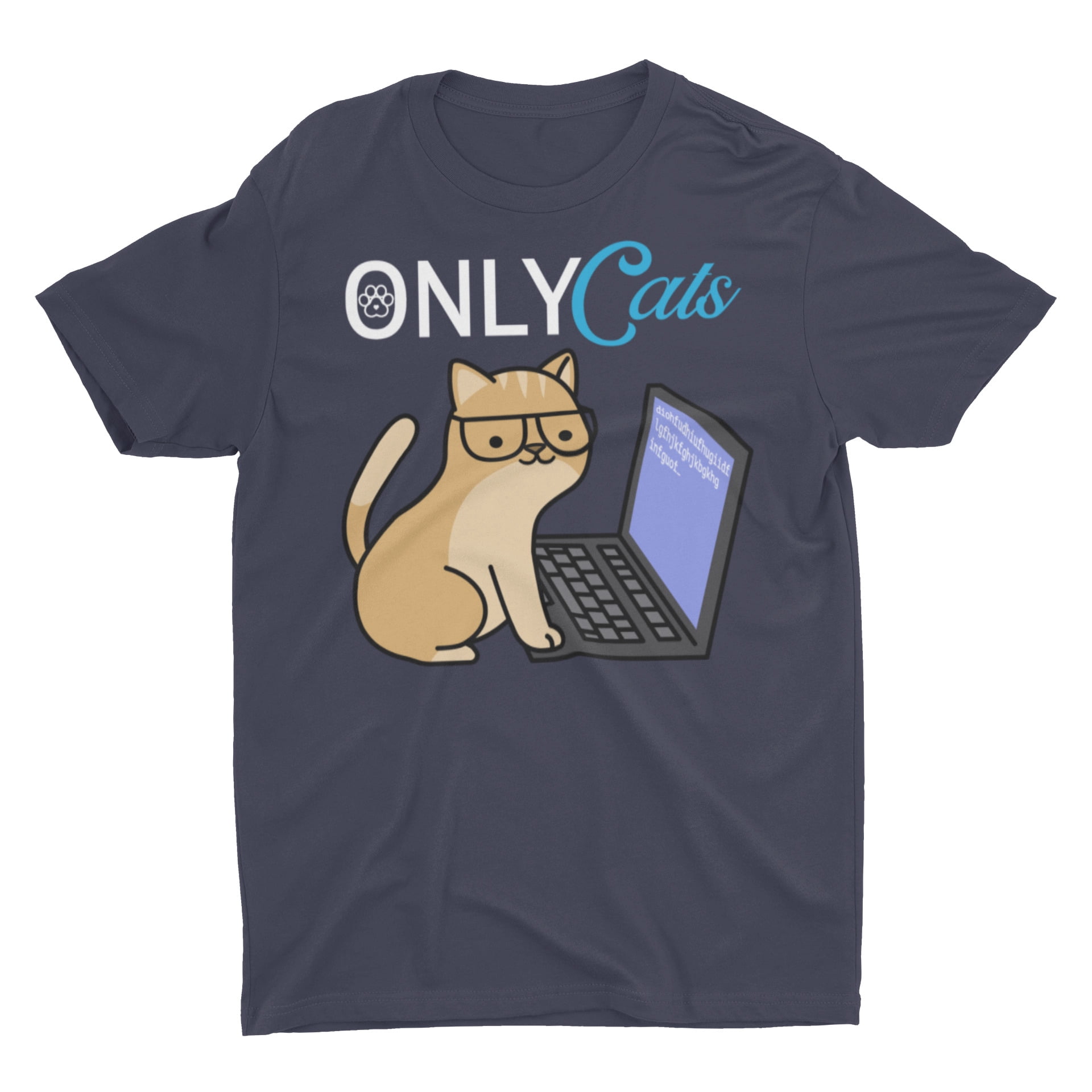 Cute Cat Funny Only Cats Fans Meme Shirts - Walmart.com