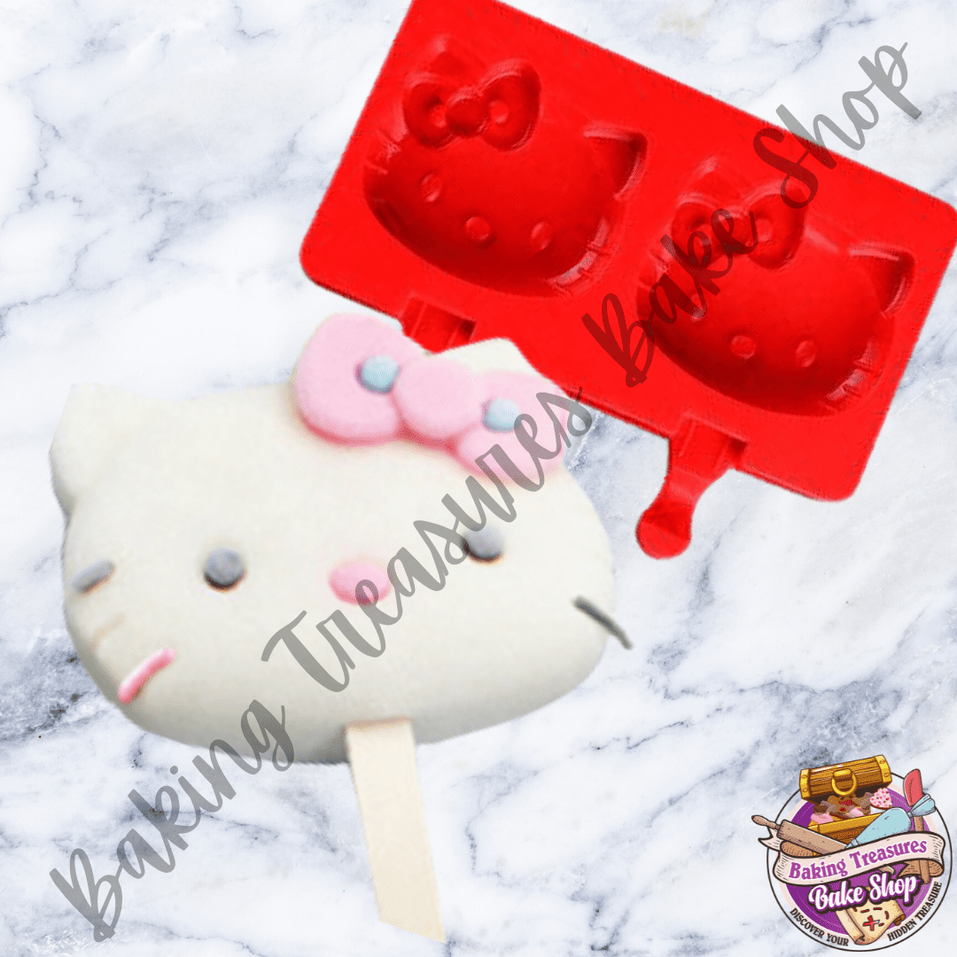 Cute Cat HK Popsicle Silicone Mold - Walmart.com