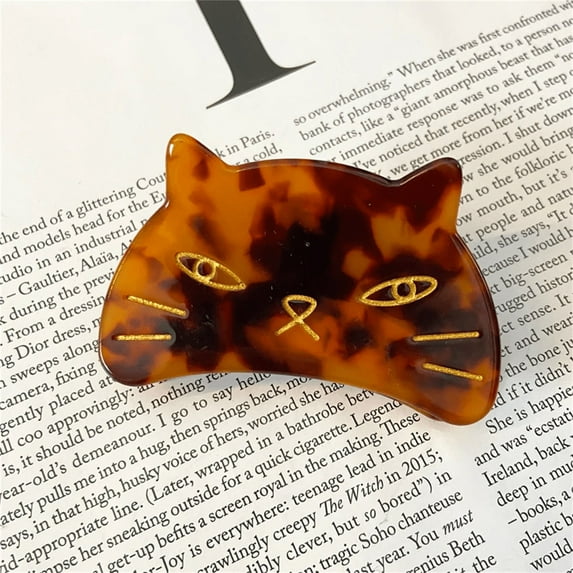 Stylish Barrettes Cute Cat Hair Clips Funny Hair Clips for Women French ...