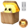 Cute Cat Interactive Night Light, stepless brightness regulation, smart ...