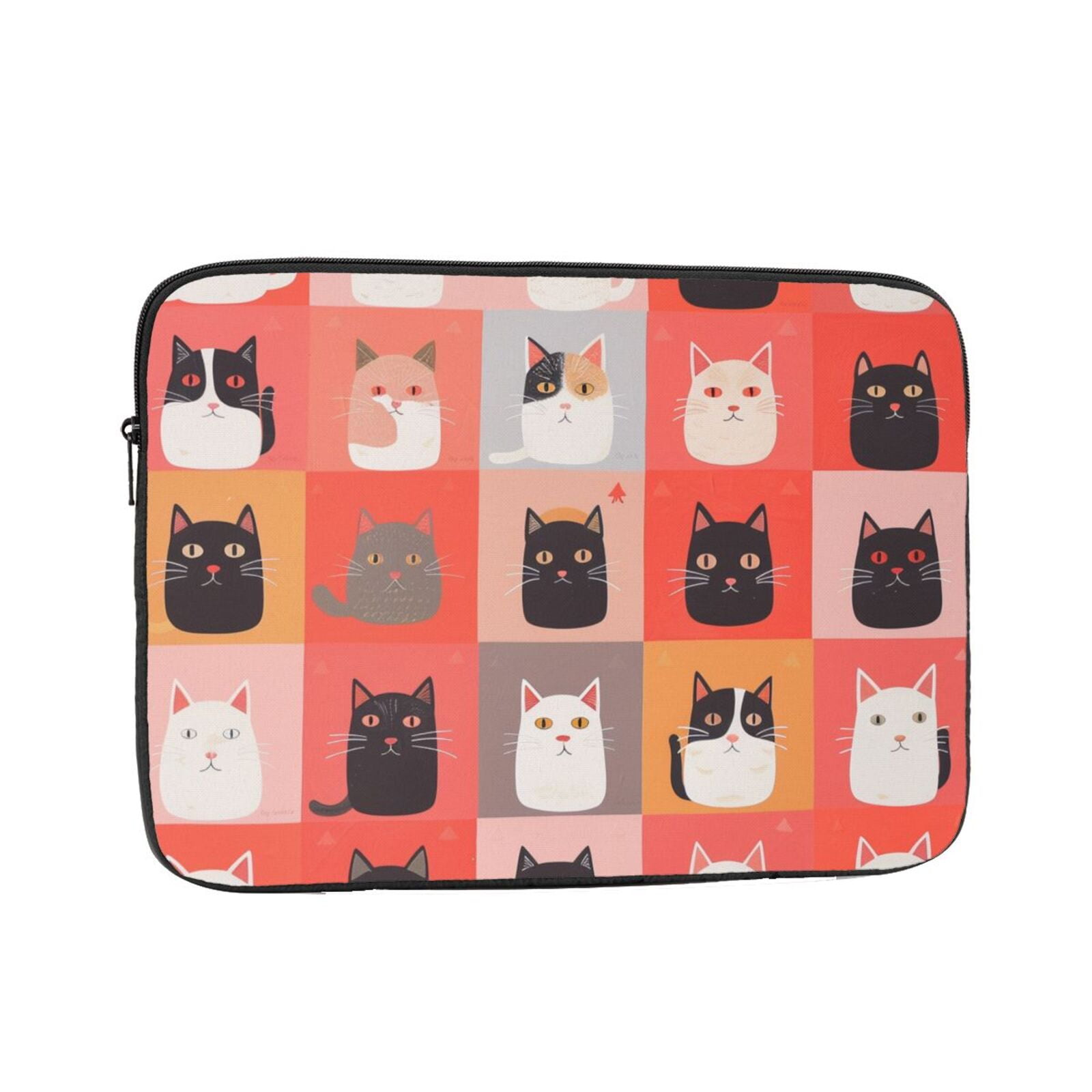 Cute Cat Meow Laptop Sleeve Bag Compatible With MacBook Air / Pro iPad ...