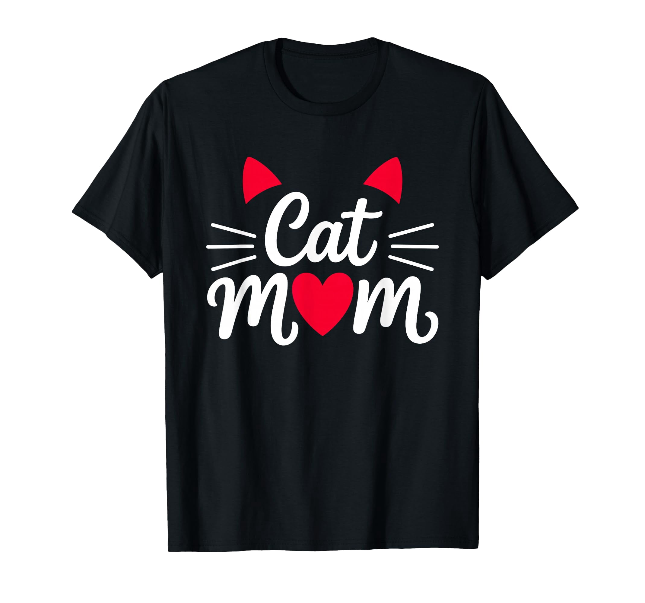 Cute Cat Mom Graphic T-Shirt for Feline Lovers - Fun & Playful Design ...