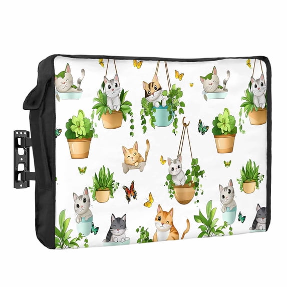 Cute Cat Outdoor TV Cover 40 to 43 inch Weatherproof Waterproof ...