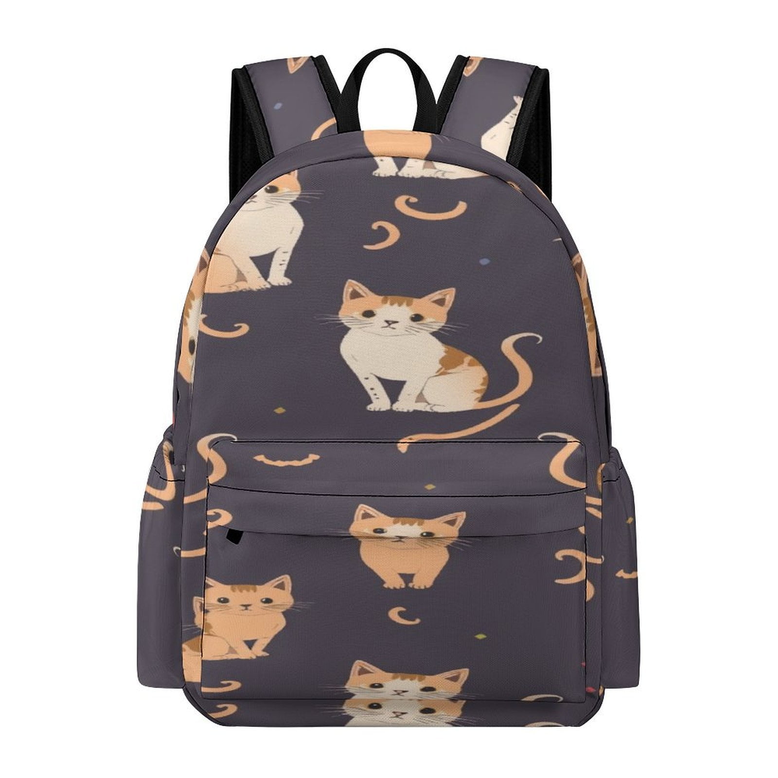 Cute Cat Pattern Backpacks Teenager Bookbag Casual Students School Bags ...