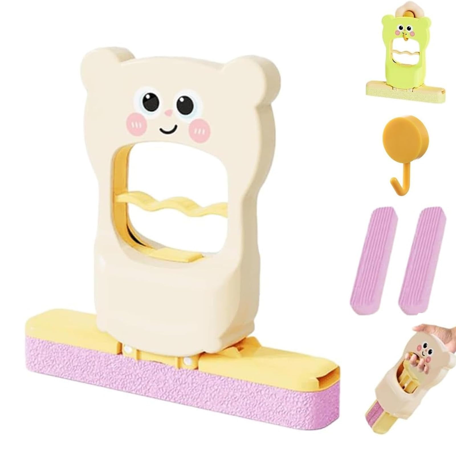 Cute Cat Pattern Mini Handheld Mop, 2025 Upgrade Small Hand Squeeze ...
