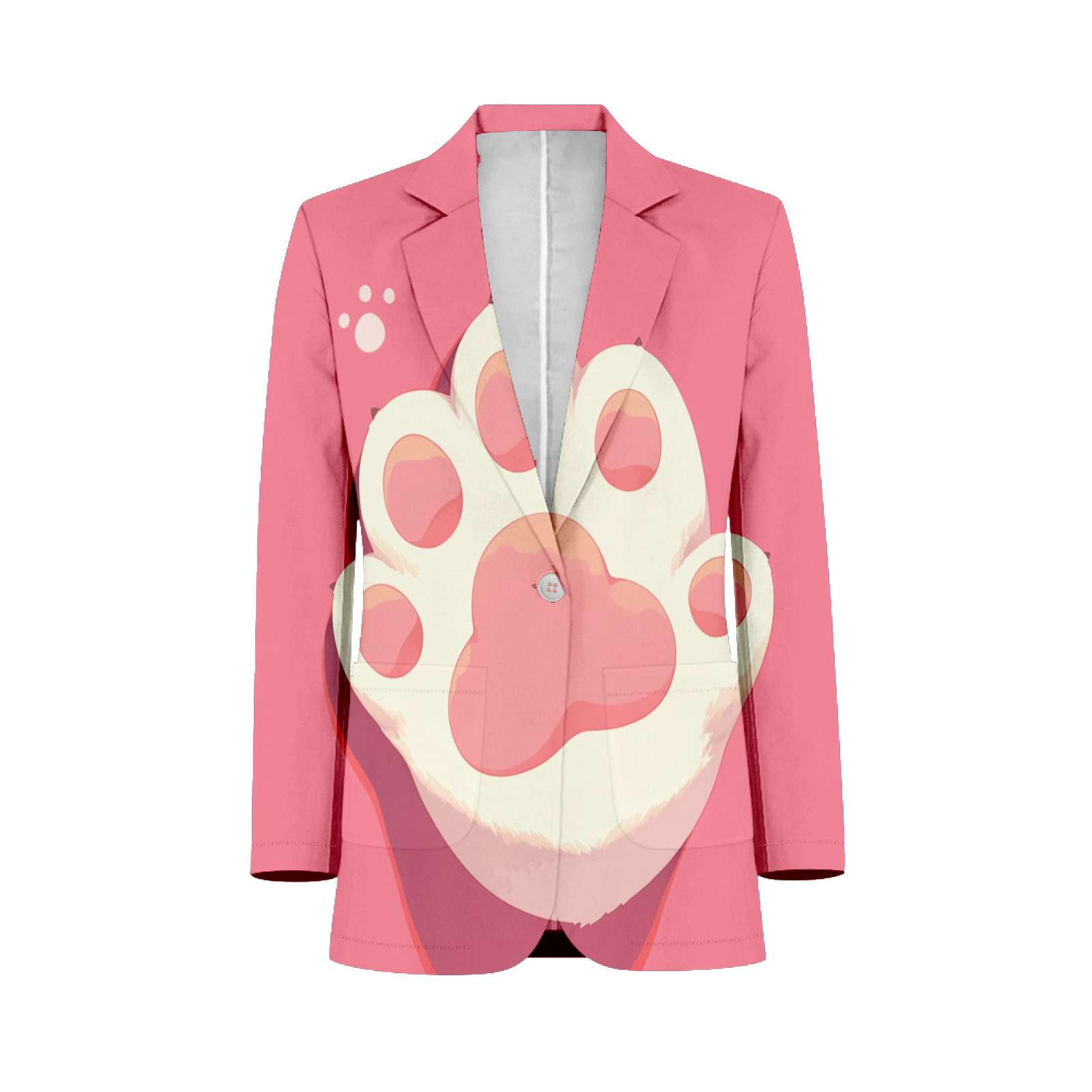 Cute Cat Paw Customized Men's Suits full man Shawl Collar Gentleman ...