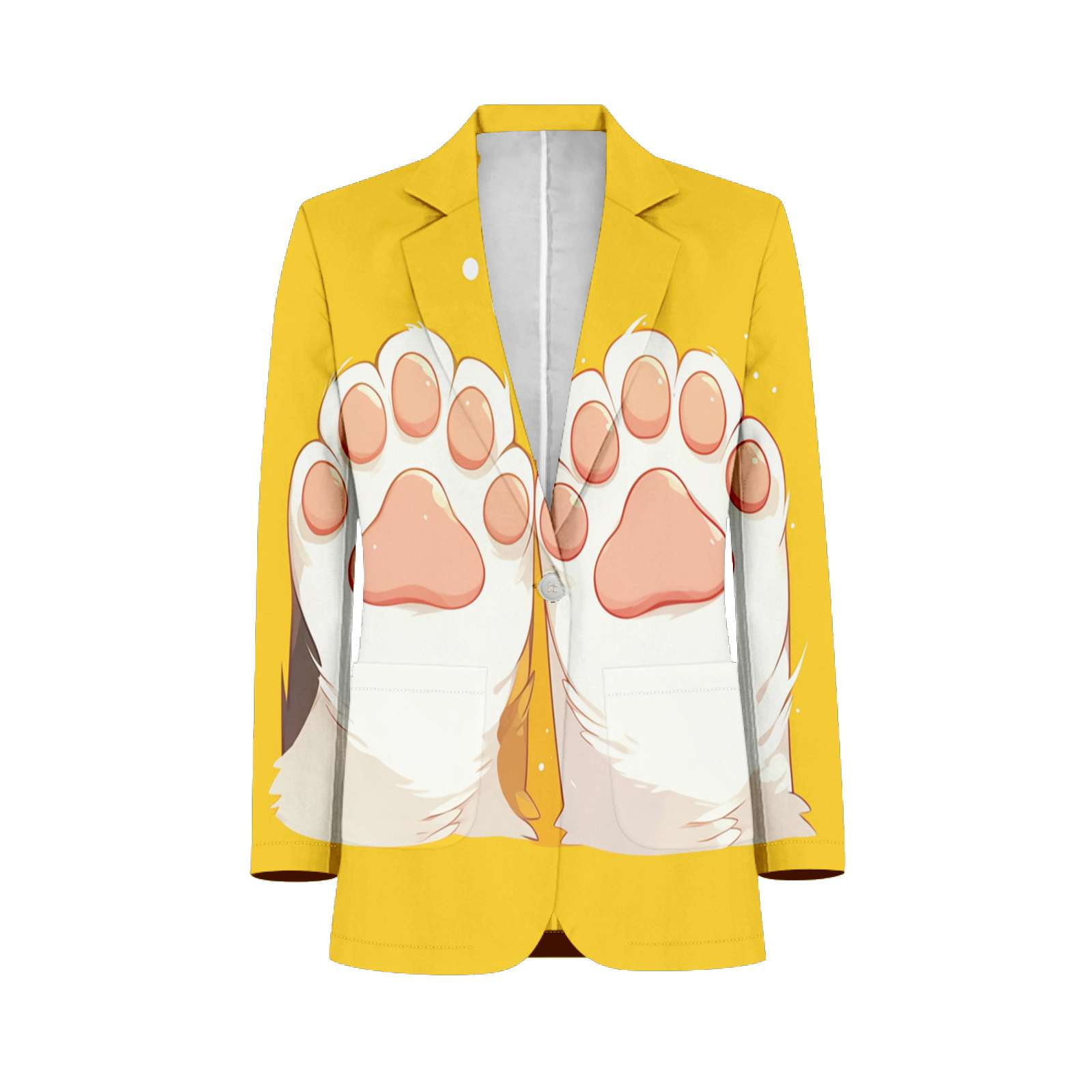 Cute Cat Paw Customized Men's Suits full man Shawl Collar Gentleman ...