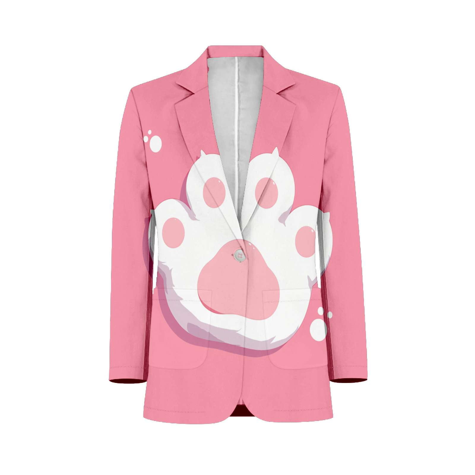 Cute Cat Paw Customized Men's Suits full man Shawl Collar Gentleman ...