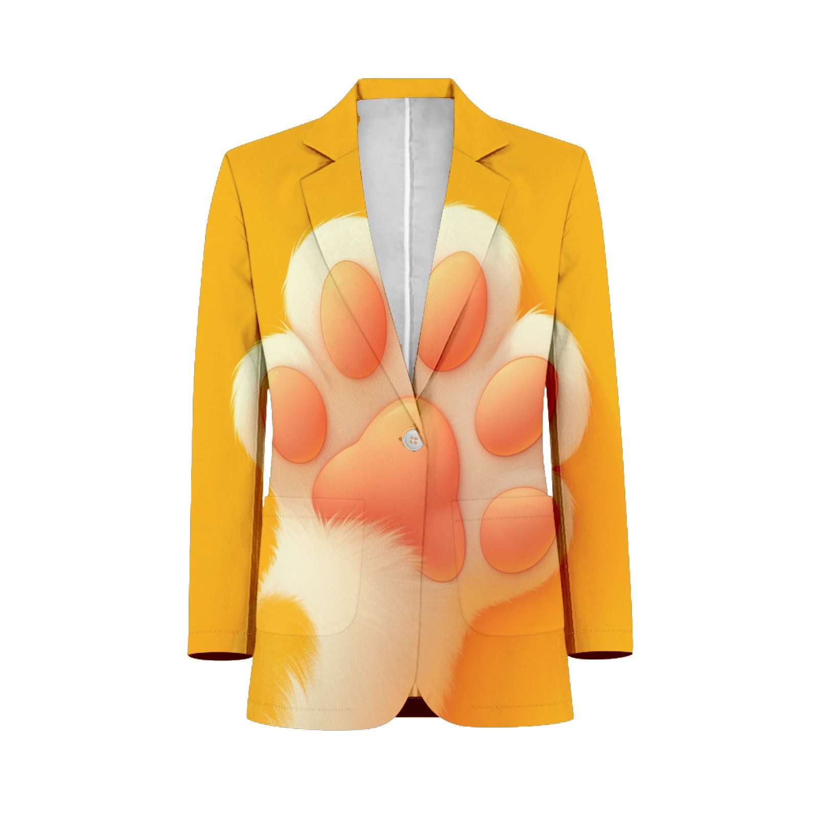 Cute Cat Paw Customized Men's Suits full man Shawl Collar Gentleman ...