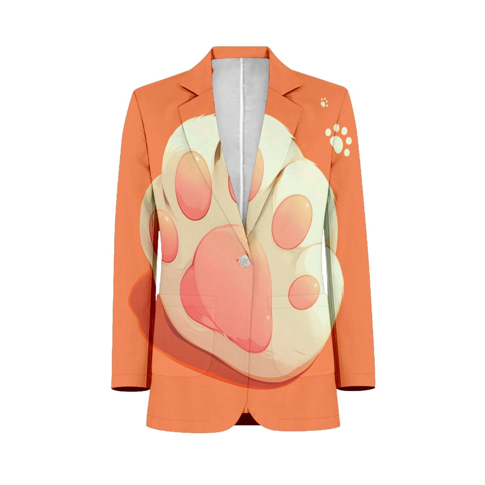 Cute Cat Paw Customized Men's Suits full man Shawl Collar Gentleman ...