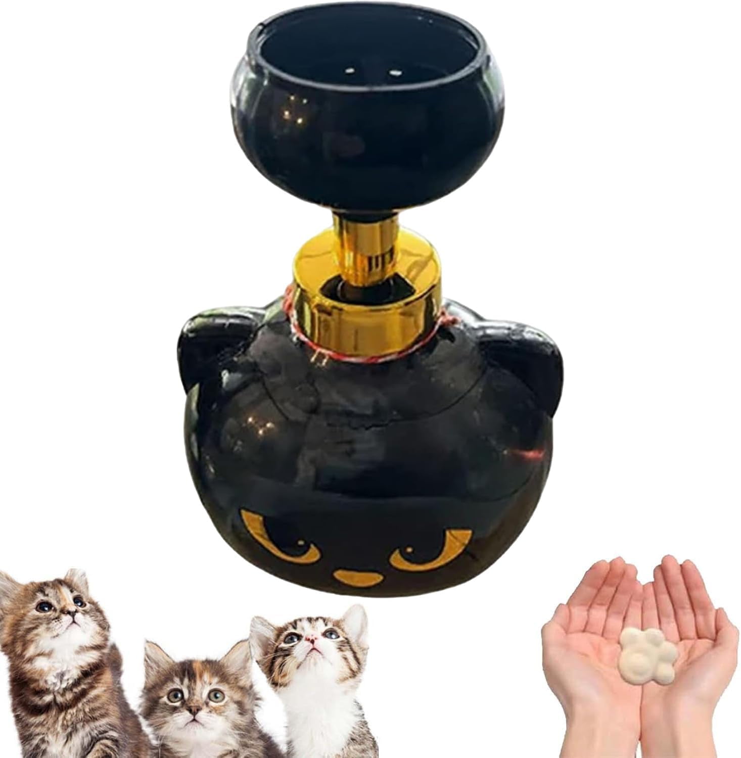 Cute Cat Paw Foam Soap Dispenser, Cat Paw Print Foam Soap Dispenser ...