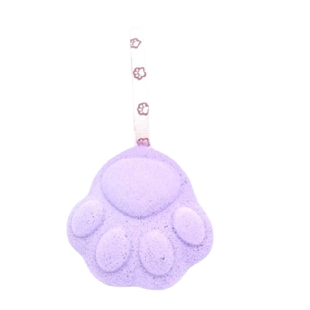 Cute Cat Paws For Baby Bath Brush Soft Shower Sponge With For HONEYCOMB ...