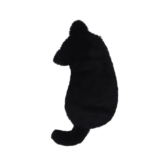 Cute Cat Plush Pencil Case - Large Capacity Flock Storage Bag for ...