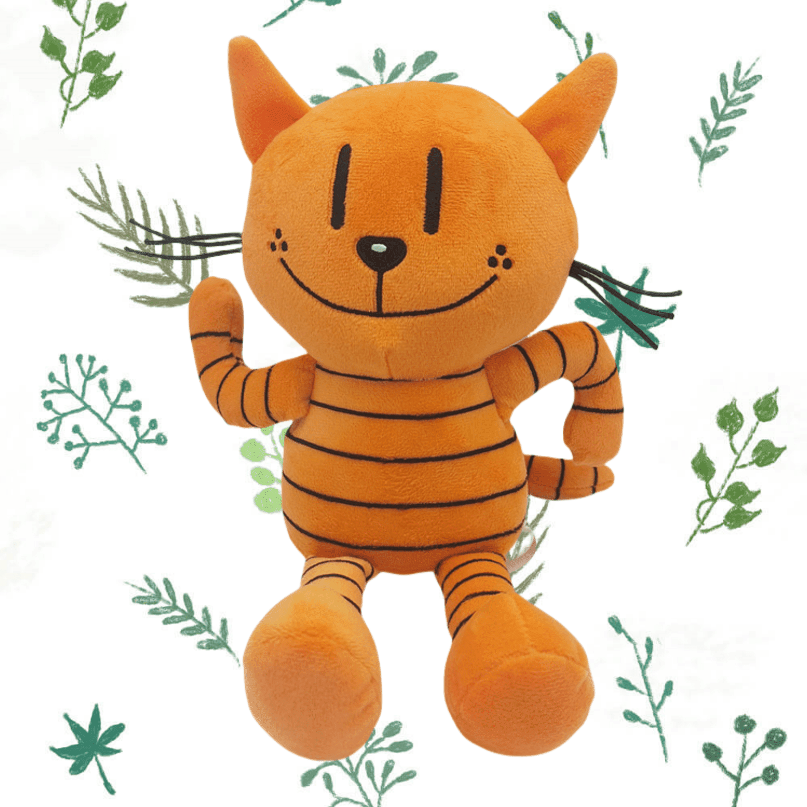 Cute Cat Plush Stuffed Toys - Dog-Man Series Plushies ,11.3 Inch Funny ...