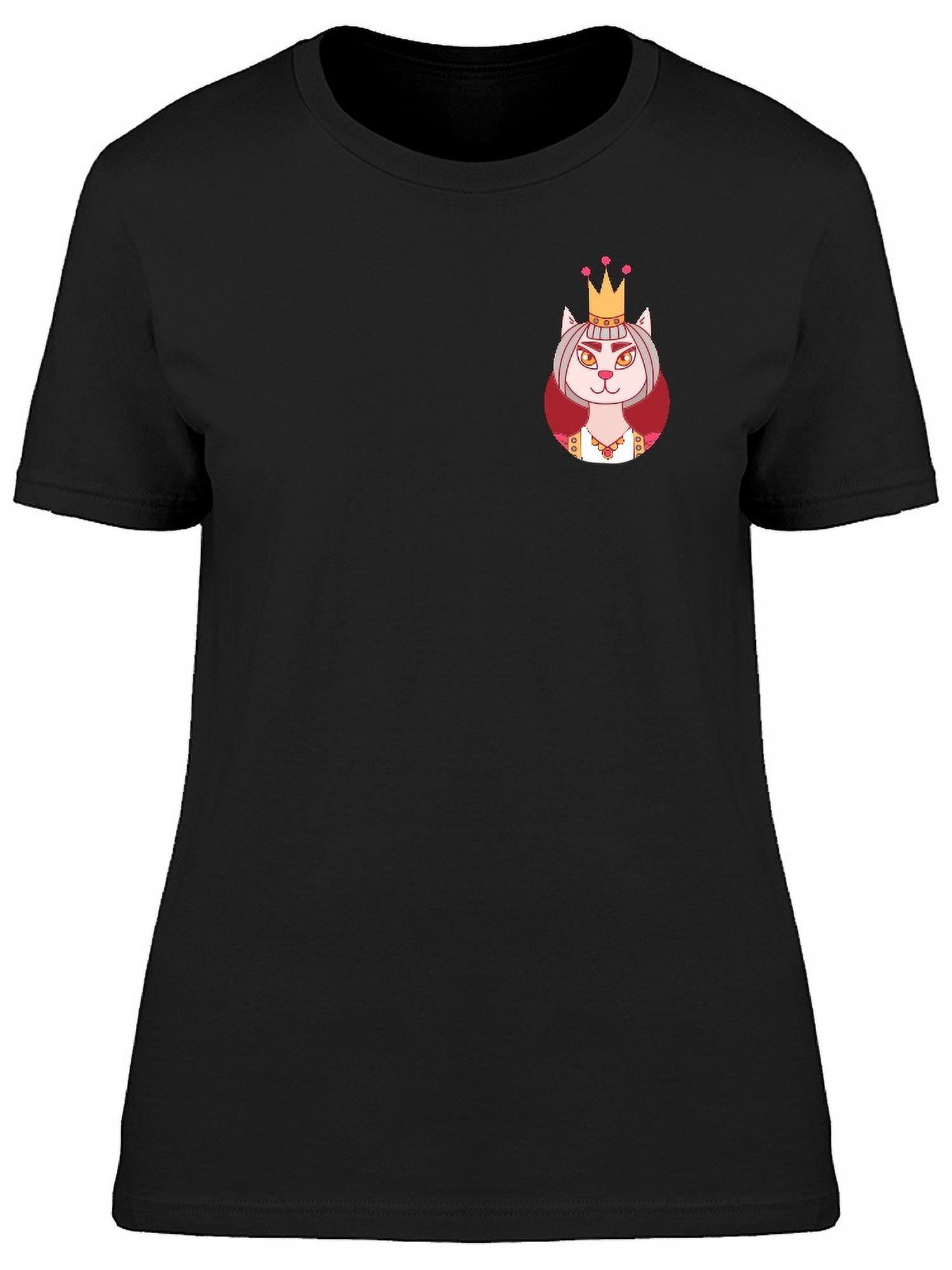 Cute Cat Princess Cartoon T-Shirt Women -Image by Shutterstock, Female ...