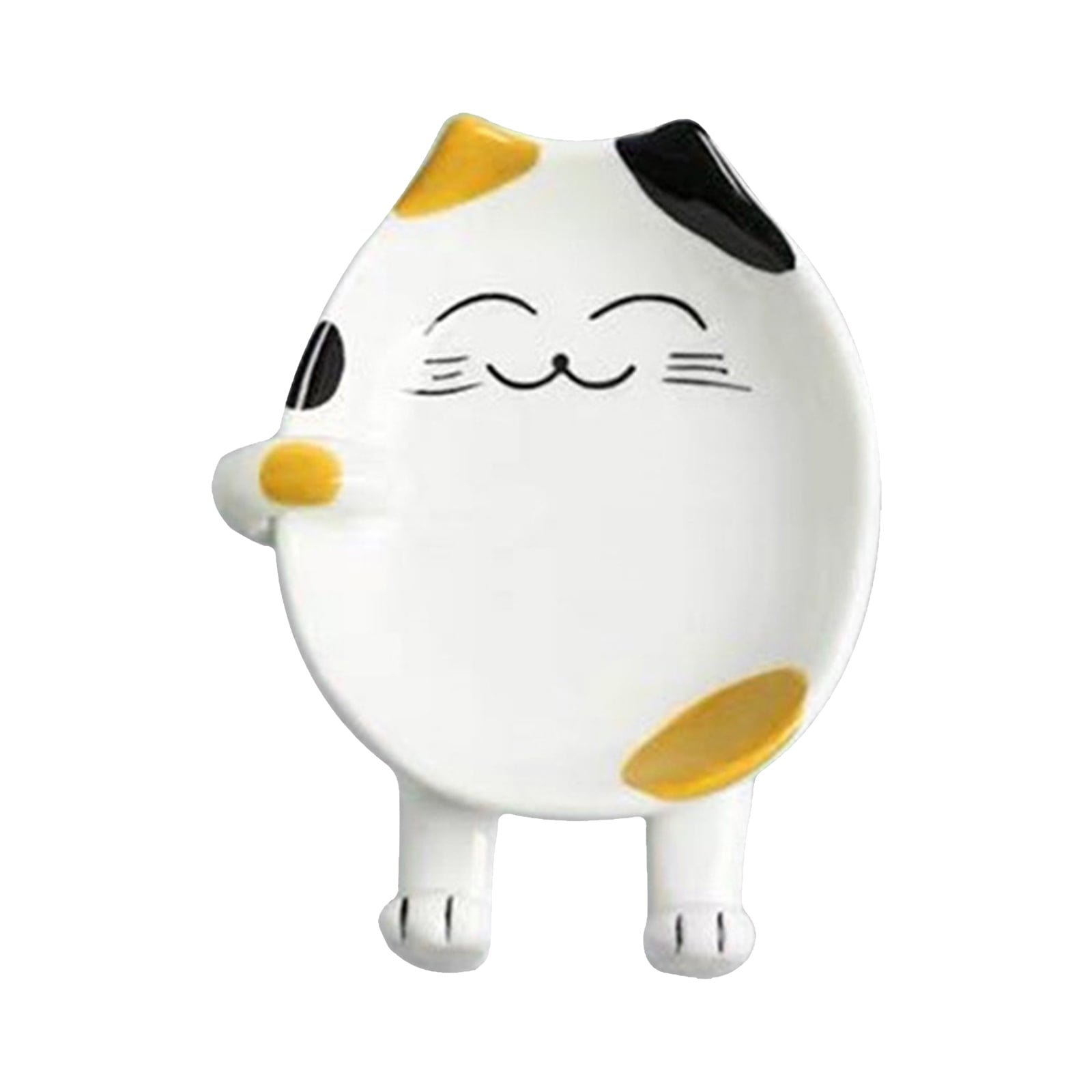 Cute Cat Shape Cooking Utensil Holder Pot Lid Rack Coffee Spoon Holder ...