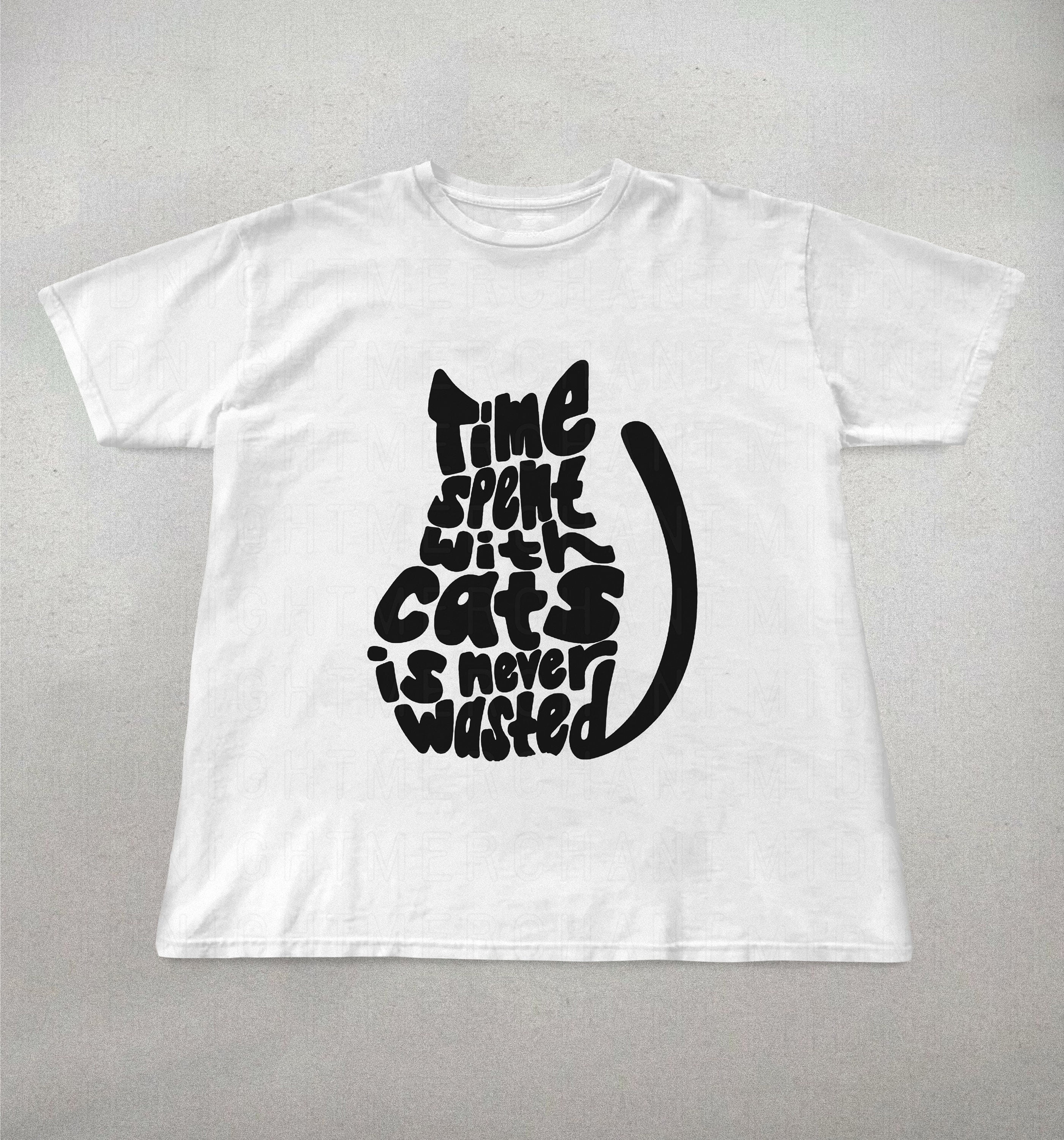 Cute Cat T-Shirt, Cat Graphic tee, Indie shirts, Cat Graphic Tee, Gifts ...