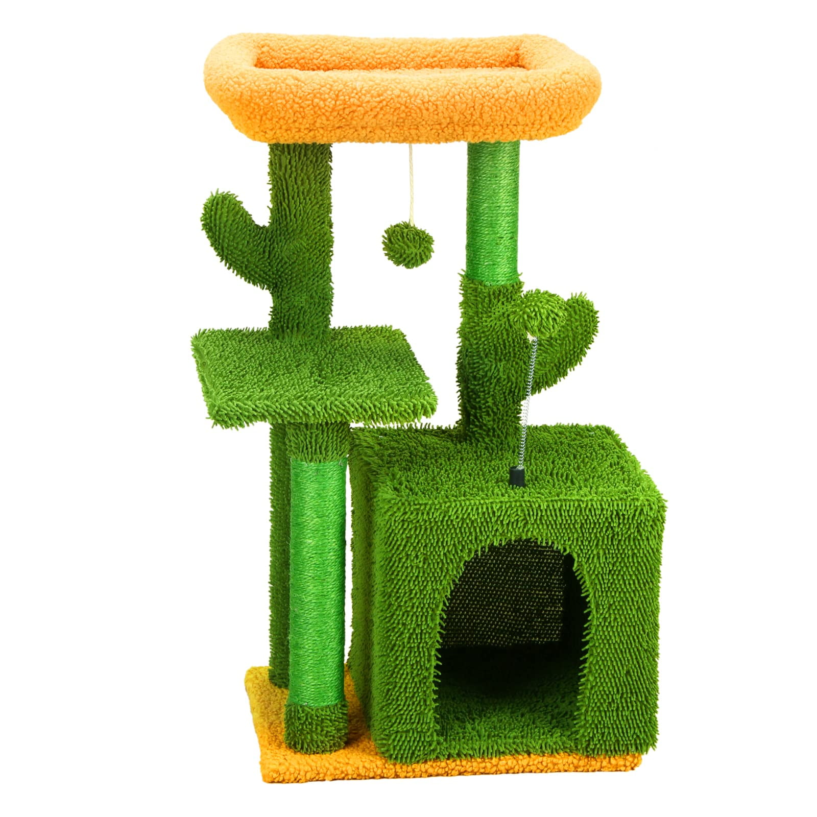 Cute Cat Tree Tower for Indoor Cats Condo with Sisal Scratching Posts ...