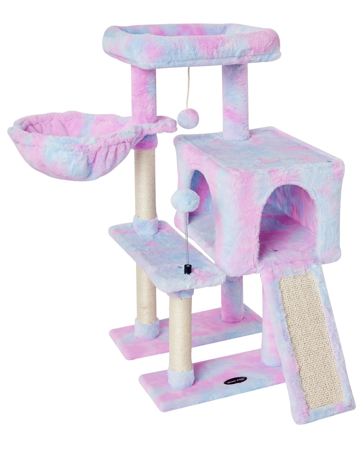 Cute Cat Tree Tower for Indoor Cats Condo with Sisal Scratching Posts ...
