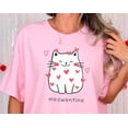 Cute Cat Valentine Tshirt Meowentine Valentine Shirt Cat Lover Gift Cat ...