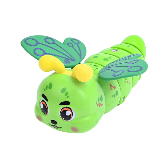 Cute Caterpillar With Color Light Dynamic Music Electric Toy Twist ...