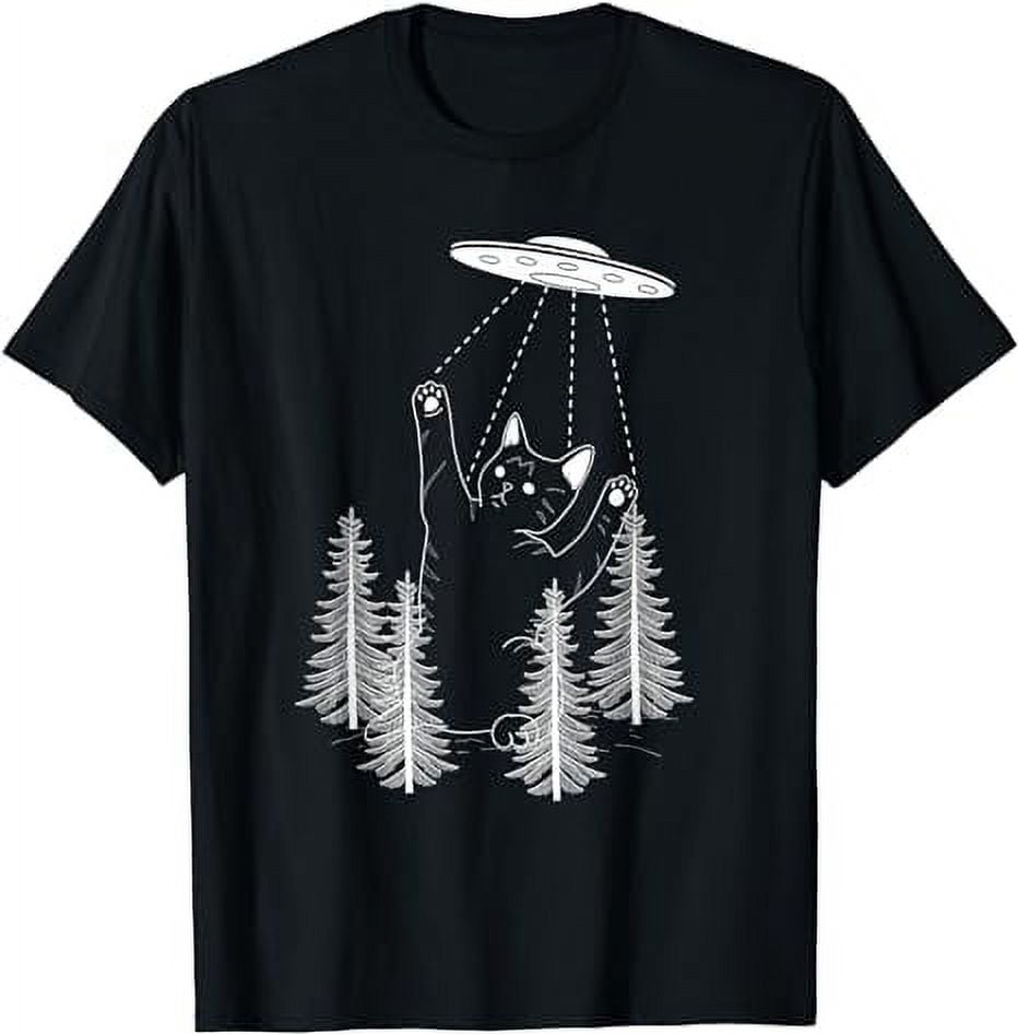 Cute Cats Are Aliens UFO Cat T-Shirt - Walmart.com
