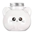 Cute Cats Beverage Bottle Disposable PET Beverage Milk Tea Bottle 500ml ...