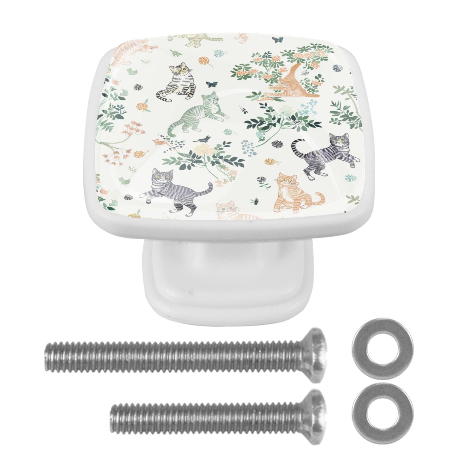Cute Cats Cabinets Door and Drawers Knobs Pulls,Furniture Handles ...