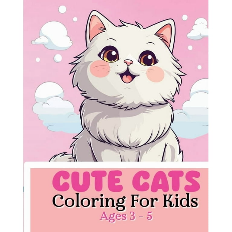 cartoon cat coloring book